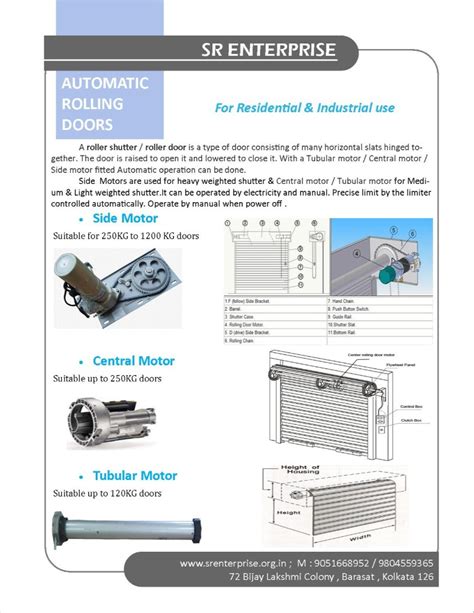 Gi Full Height Motorized Rolling Shutter Dimensionsize 6 Mtr Max At