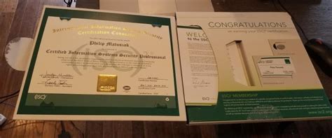 Phil Matuszak Mitm Mcsf Cissp Security Plus Gsec On Linkedin 12 Weeks Later Got My Cissp