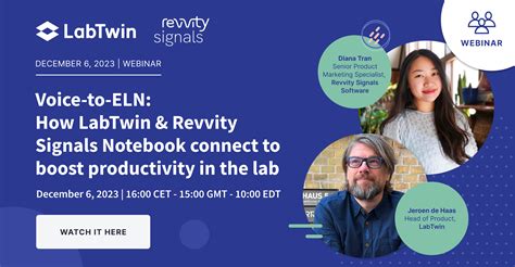 How Labtwin And Revvity Signals Notebook Connect To Boost Productivity