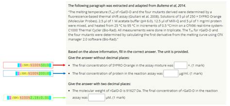 Embedded Answers Cloze Quiz Questions In Moodle For Biosciences UCL Faculty Of Life Sciences