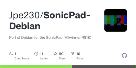 Releases Jpe230 SonicPad Debian GitHub