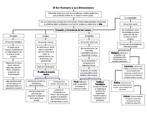 El Ser Humano Y Sus Dimensiones El Ser Humano Y Sus Dimensiones