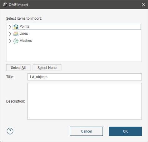 Open Mining Format OMF Export And Import