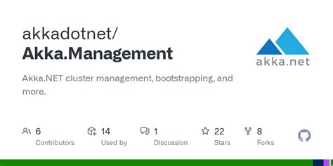 Github Akkadotnetakkamanagement Akkanet Cluster Management
