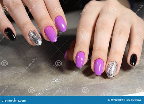 Manicure Nails Stock Image Image Of Woman Beautiful 107632689