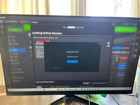 launch error r iracing