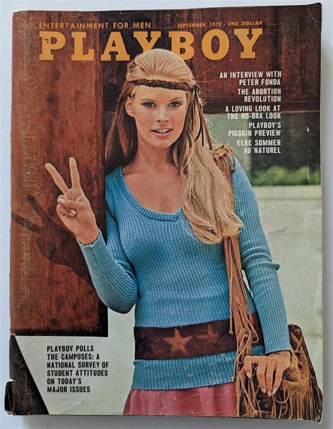Lot Vintage Magazine Playboy September 1970