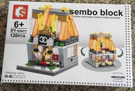ร้านของเล่น Sembo Block Sd 6071 126 Pcs Box Size