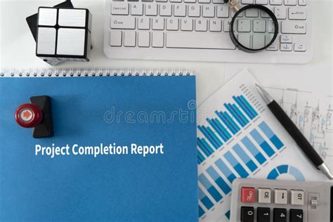 Illustrative Photo For Project Completion Report Stock Image Image Of