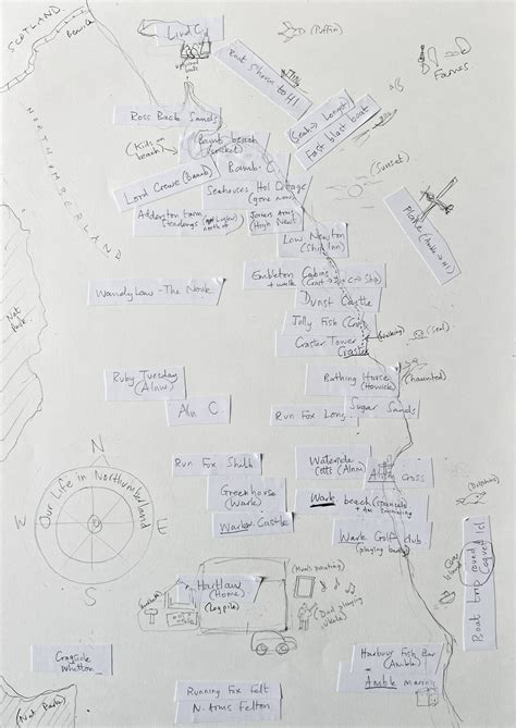 6 Ways My Mapmaking Has Changed Over Time Northumberland Artist