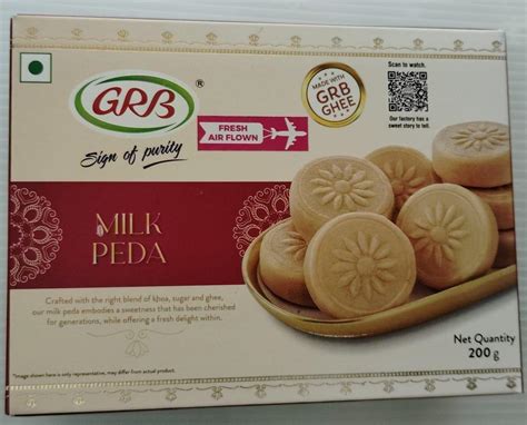 Grb Milk Peda 200g Bharat Bazaar
