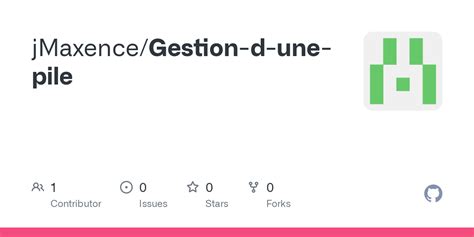 Github Jmaxencegestion D Une Pile