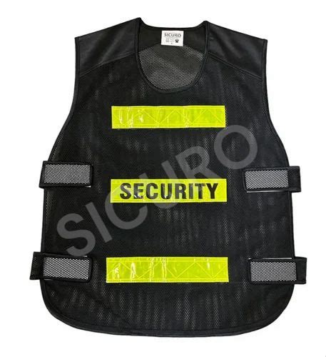 Security Black Jacket At Rs 750 Piece Safety Jacket In New Delhi Id 2852800363891
