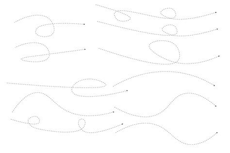 Premium Vector Vector Dashed Line Arrows