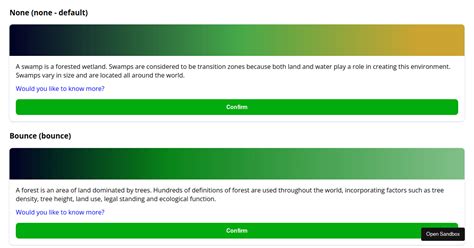 Unify Icons Examples Codesandbox