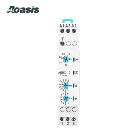 Aoasis Aerx 10 Multifunction Timer Relay Used Industrial Residential AC230V DIN Rail Type Time