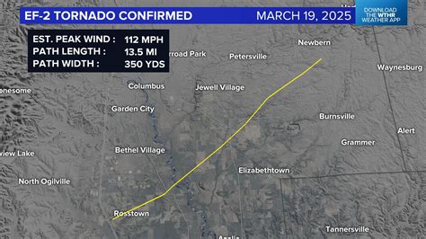 Nws Confirms Ef 2 Tornado Touched Down In Bartholomew County Live