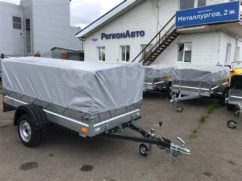 Прицеп ЭКО Удлиненный средний тент, общего назначения, 600 кг. 750 кг ...