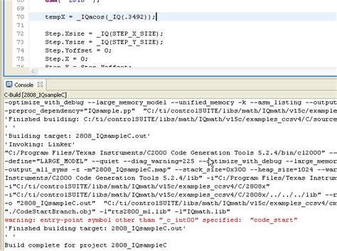 Asinacos Function In Iqmath C2000 Microcontrollers Forum C2000™︎ Microcontrollers Ti E2e