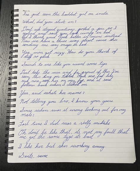 Two Months Into Cursive Practice R Handwriting