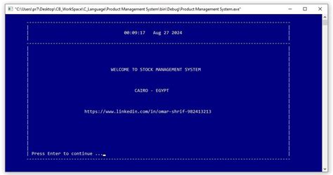omar shrif on linkedin c programing console application file system