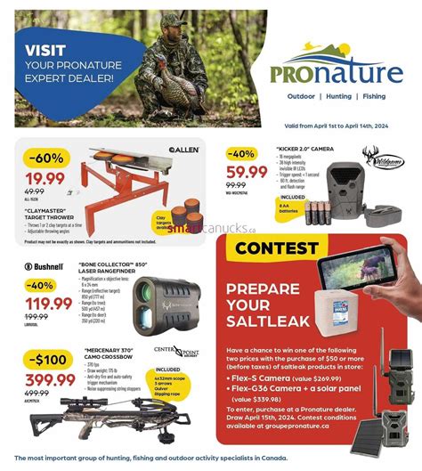 Pronature Flyer April 1 To 14