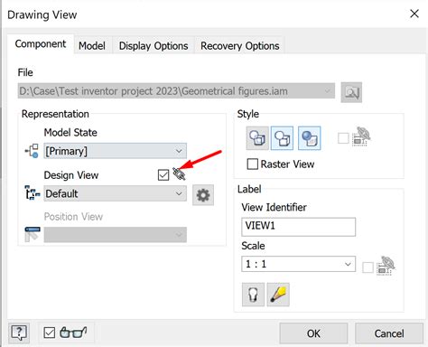 Cannot Hide Surfaces On The Drawing View Of Inventor
