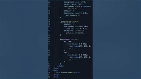 Lamp Lightlearnhtml5andcss3 Learn To Create An Interactive Lamp