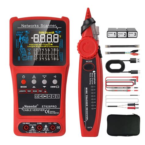 Network Cable Tester Wire Tracker Tone Generator Ethernet Tester