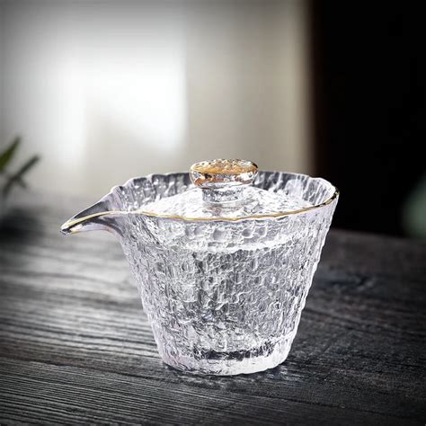 내열성 유리 커버 그릇 큰 차 그릇 단일 게이완 화상 방지 쿵푸 차 세트 그랩 주전자 세트 Aliexpress