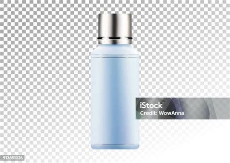 벡터 빈 은색과 파란색 패키지 화장품 튜브 및 로션 샤워 젤 샴푸 토 닉 한 병 플라스틱 용기 백색 투명 한 배경에 고립의 현실 이랑 디자인에 대한 스톡 벡터 아트 및 기타