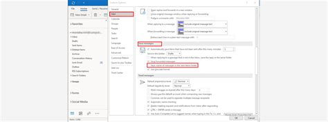 Stop Outlook From Saving Sent Emails The Cag