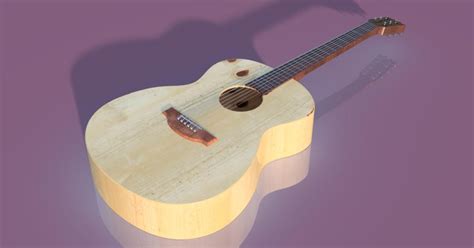 Acoustic Guitar Autodesk Community Gallery