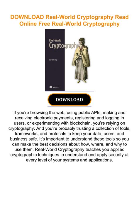 Download Real World Cryptography Read Online Free Real World Cryptography By Ebooksnew Issuu