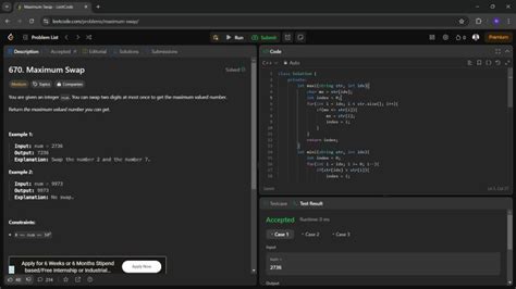 365dayscodechallenge Coding Leetcode Dsa Cpp Programming