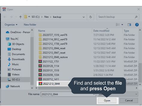 Restoring From Backup