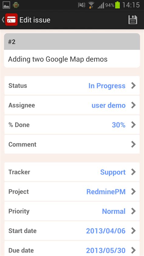 Redminepm Redmine Client App For Android Download