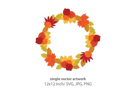 Fall Leaves Frame Autumn Leaf Vector Graphic By Biljanacvetanovic