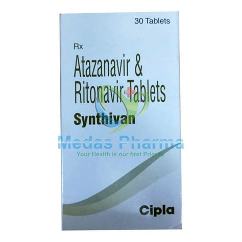 Synthivan Atazanavir And Ritonavir Tablet 30 Tablets At Rs 500 Bottle In Surat