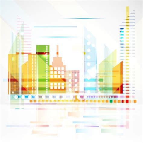City Landscape Royalty Free Vector Image Vectorstock