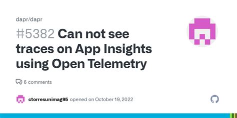 Can Not See Traces On App Insights Using Open Telemetry Issue Dapr Dapr GitHub