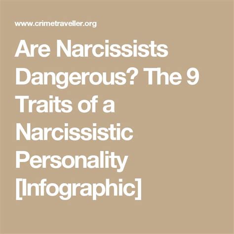 Are Narcissists Dangerous? The 9 Traits of a Narcissistic Personality [Infographic ...