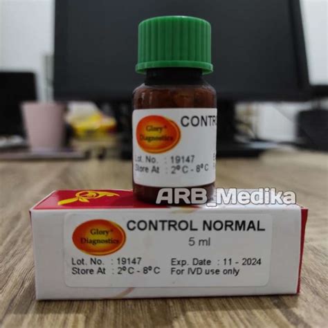 Promo Kontrol Serum Normal 5ml Control Normal Kimia Klinik 5 Ml Glory Diskon 33 Di Seller