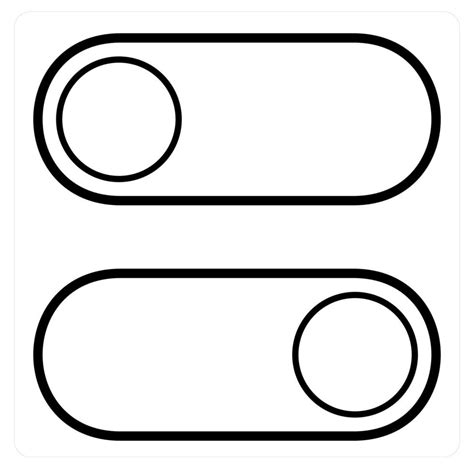 Toggle Switch And Power Icon Concept 53070111 Vector Art At Vecteezy