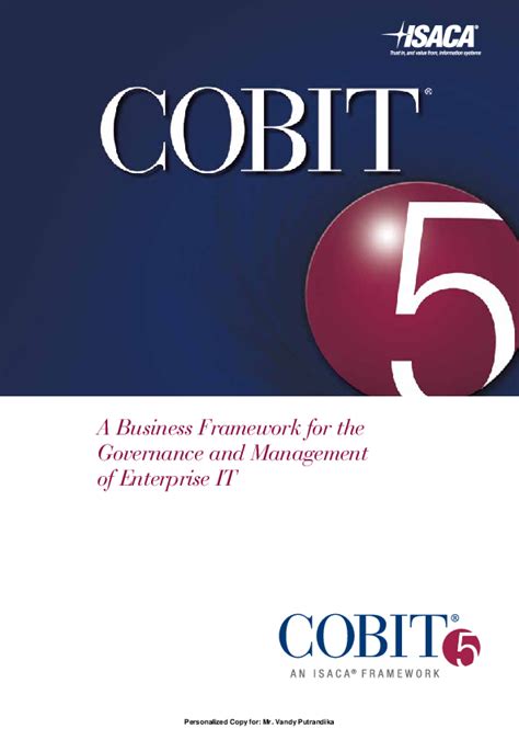 Pdf Cobit 5 Res Eng