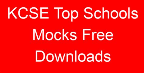 KCSE Top Babes Mocks Free Downloads Newsblaze Co Ke