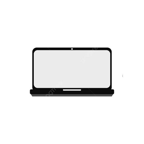 Laptop Flat Illustration Vector Laptop Pc Digital Png And Vector