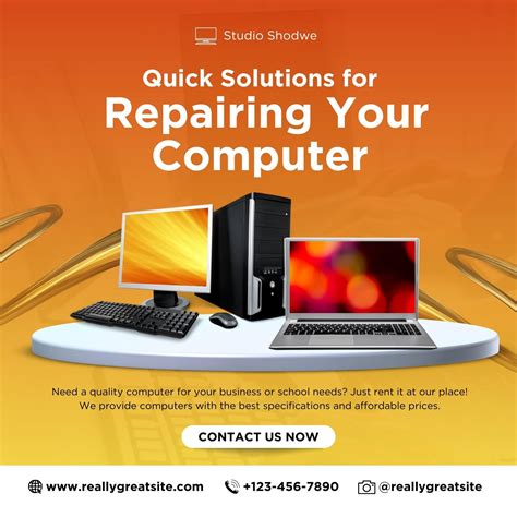 Computer Repair Poster