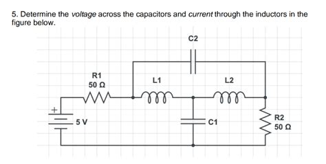 Answered 5 Determine The Voltage Across The… Bartleby