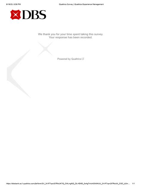 dbs qualtrics survey qualtrics experience management pdf